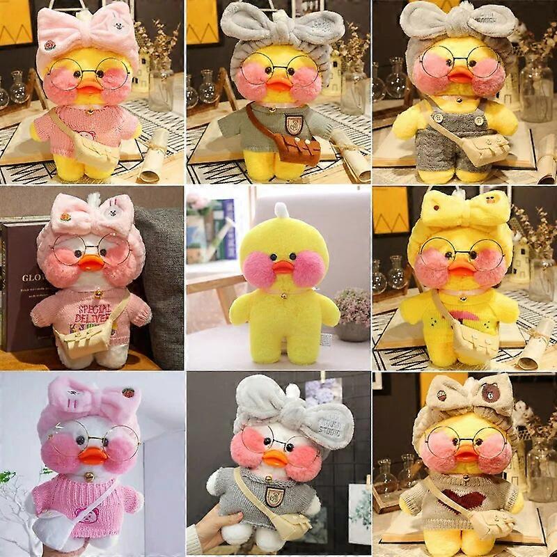 30cm Plush Pato Lalafanfan Duck Soft Toy Kawaii Stuffed Paper Duck Hug ...