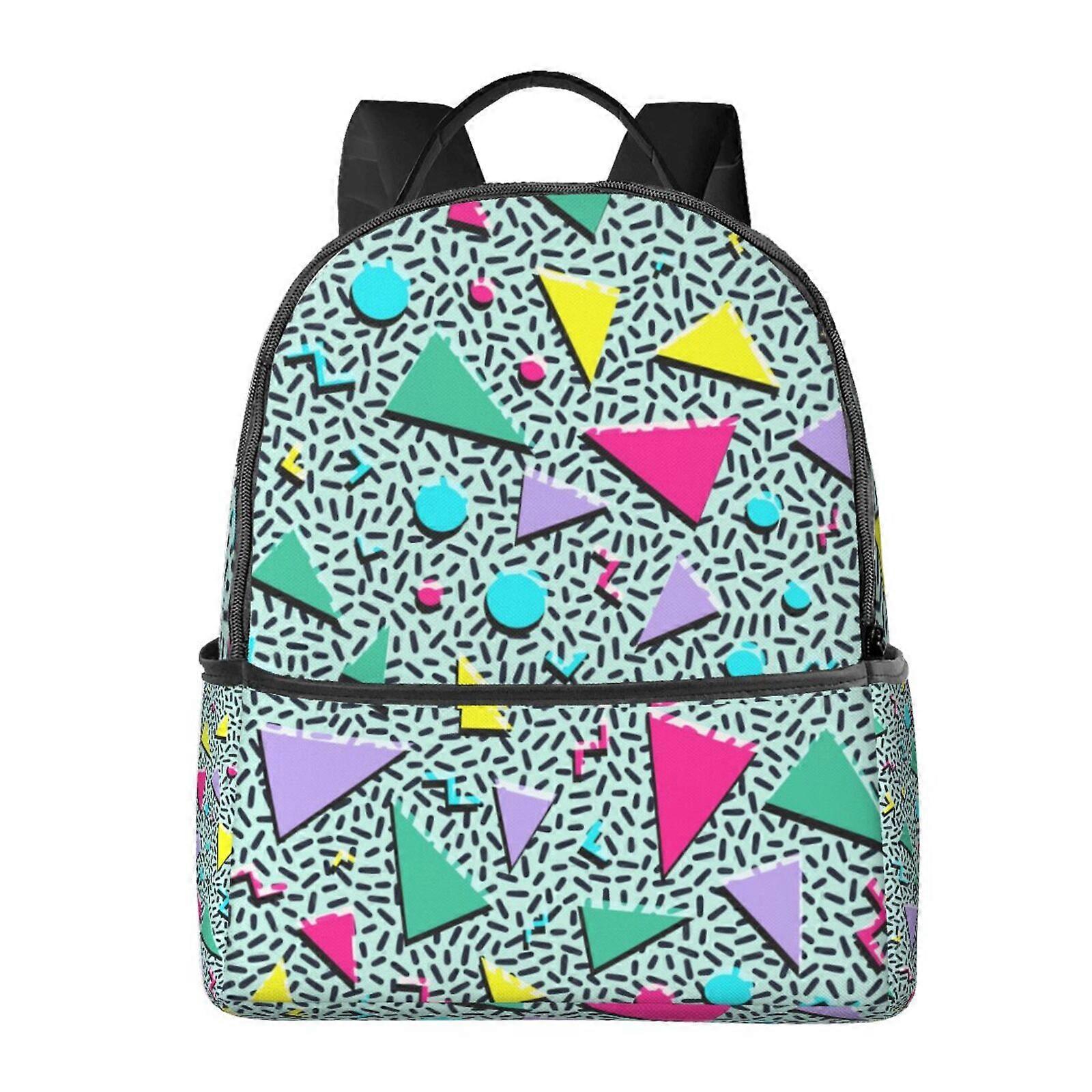 Retro 80s 90s Backpack,Large Capacity Travel Backpack,Laptop Backpack ...