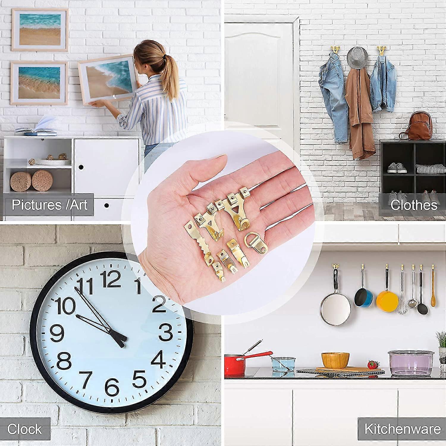 Picture Frame Hook, 220 Pieces Picture Hanging Kit, With Screws, Nails ...