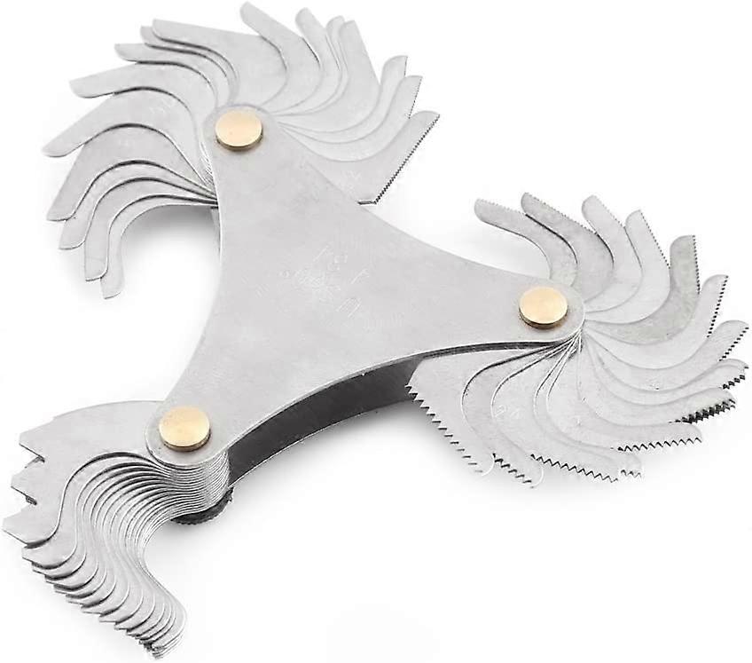 60 Degree 55 Degree Stainless Steel Screw Pitch Gauge Metric + Imperial ...