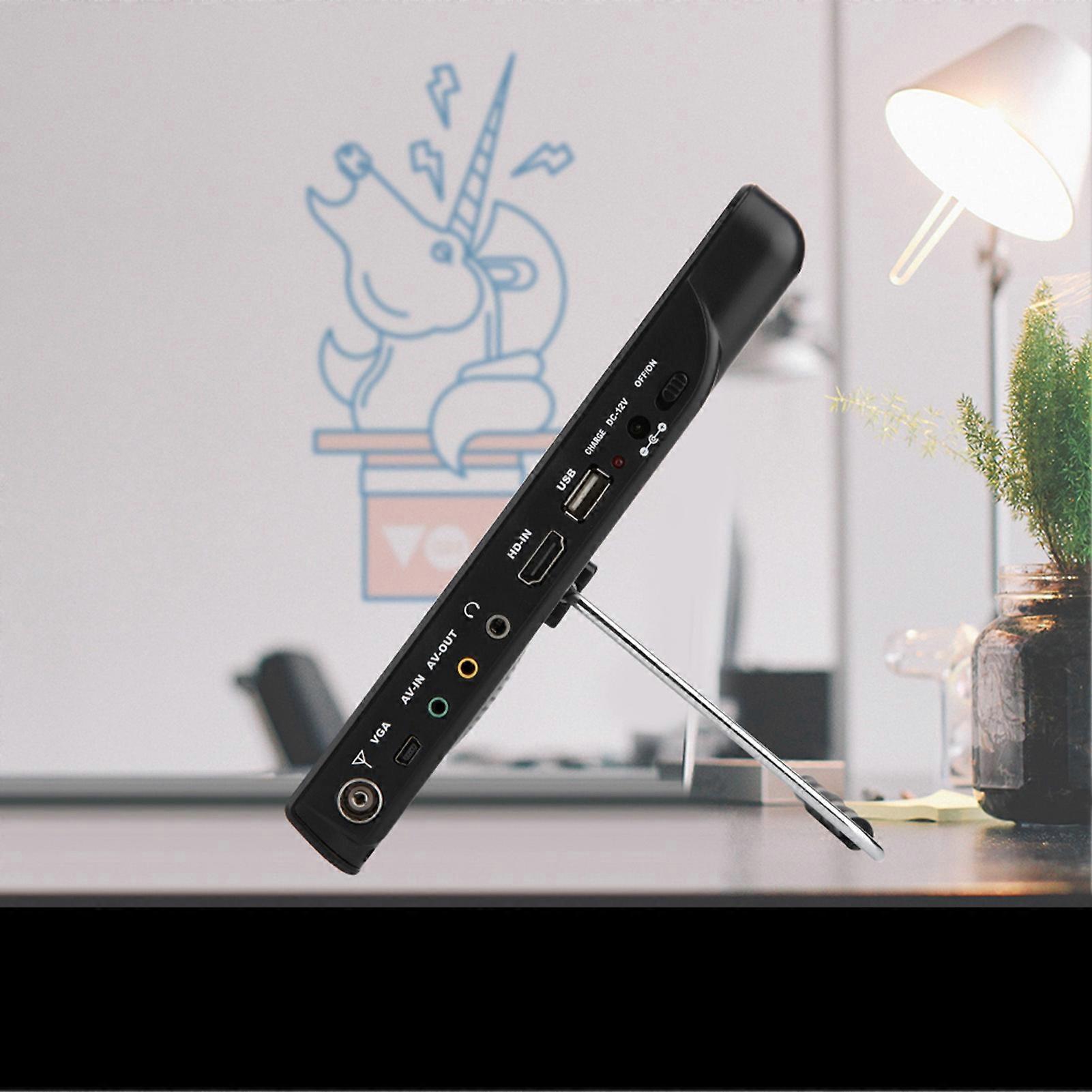 LEADSTAR Portable 12" 1080P DVB TFT LED HD Digital Analog Color TV ...