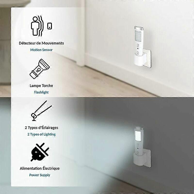 Emergency Induction Flashlight Presence Detector Torch Lamp Detection ...