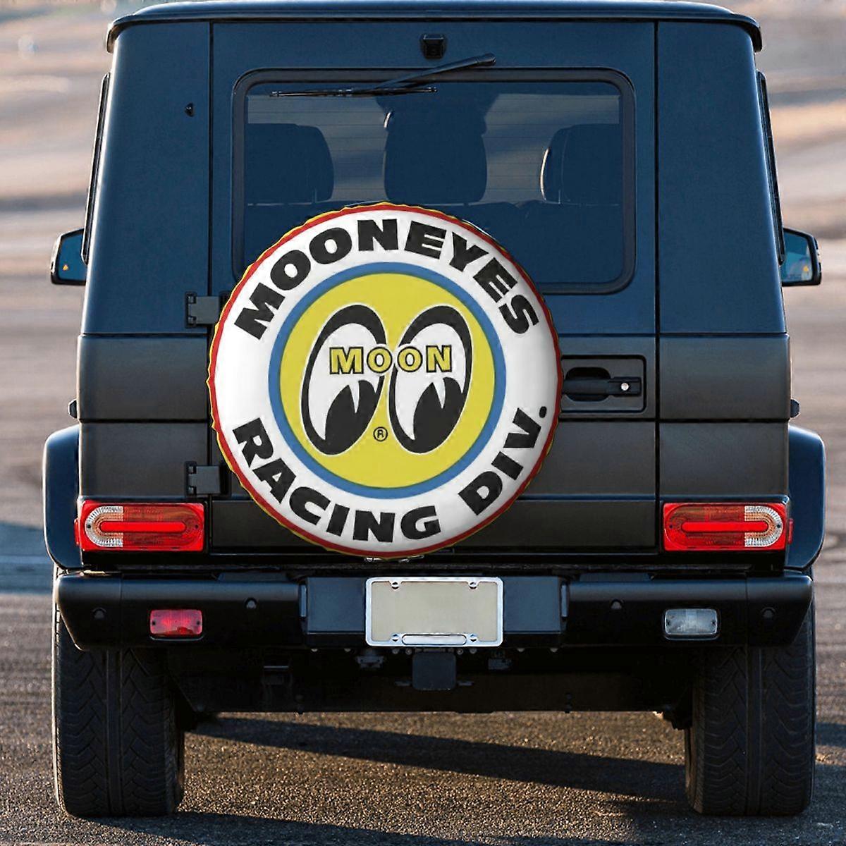 Jdm moon eyess motorcycle racing spare tire cover for suzuki mitsubish ...