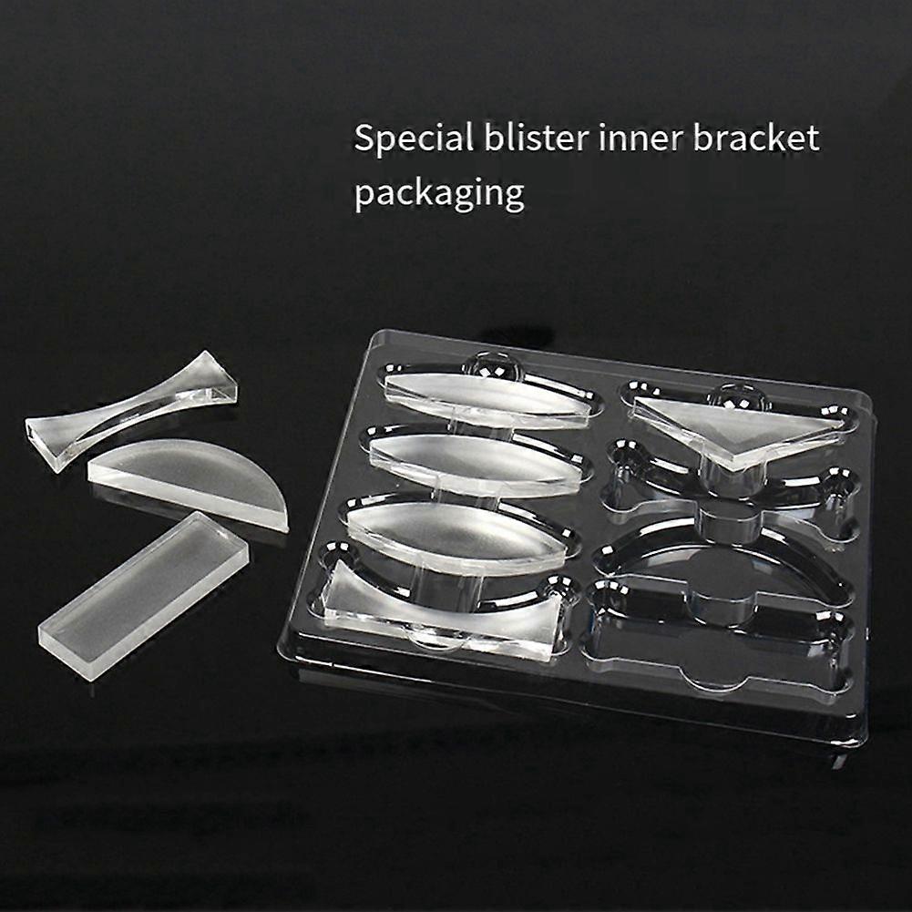 Acrylic Optical Experiment Set Triangular Prism Convex Lens Concave ...