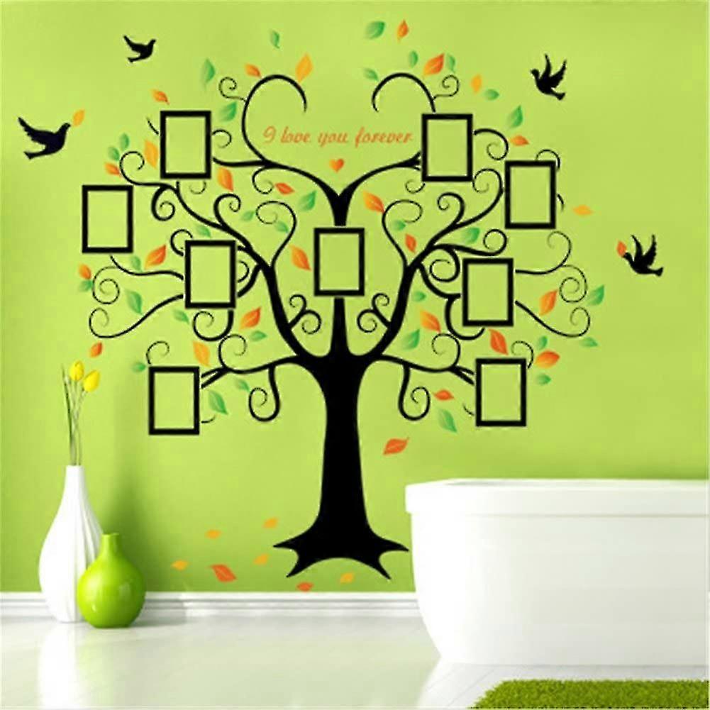 Large Family Tree Wall Decal Decor-family Tree Picture Frames Wall ...