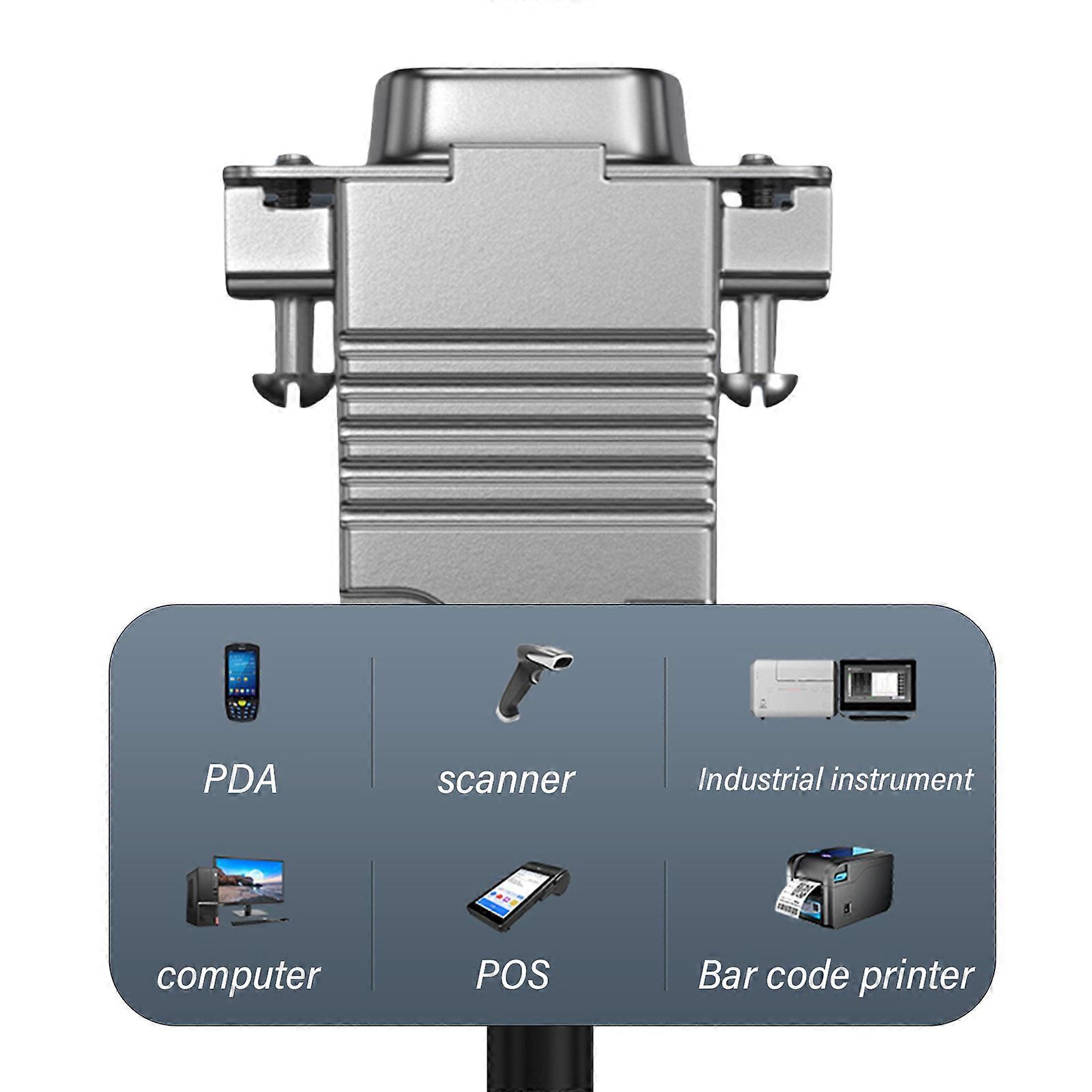 50cm-30m Long DB9 RS232 Data Cable Double Shielded Connection Cord 9Pin ...
