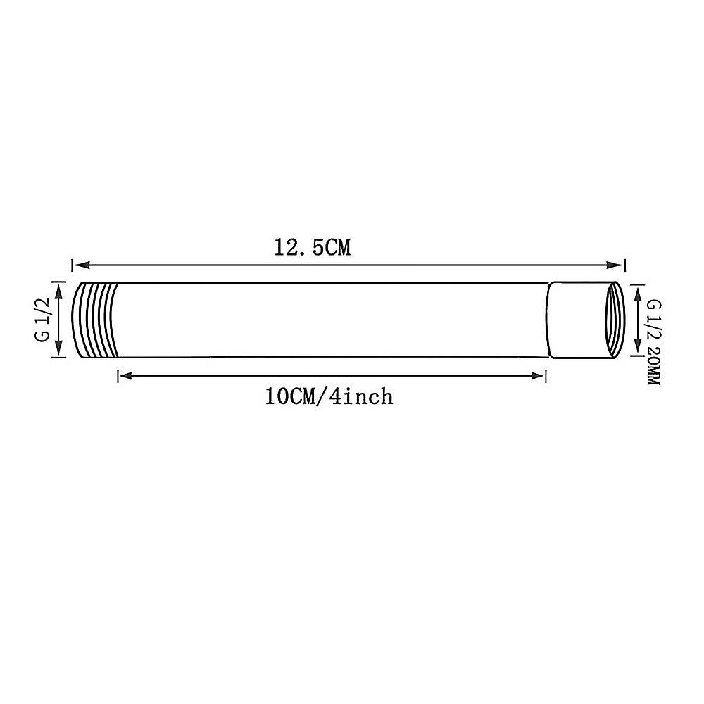 Shower Arm Extension, Shower Head Extender Water Outlet Lowers Existing ...