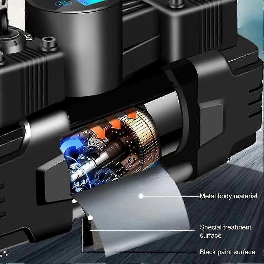 12V 150PSI Car Tire Pump Portable Auto Air Pump Digital Display B ...