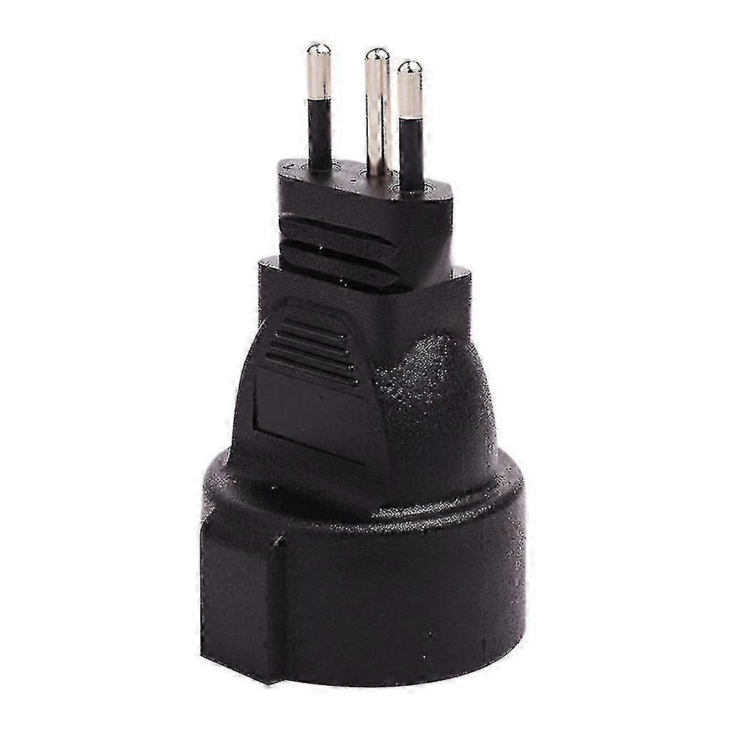 EU Standard 16A 250V Swiss 3-Pin Round Male to Female Power Adapter ...