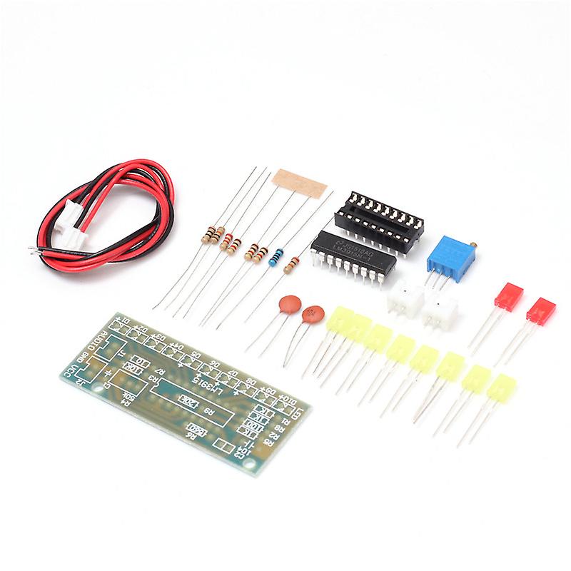 LM3915 Audio Level Indicator Diy Kit 10 Led Sound Audio Spectrum ...