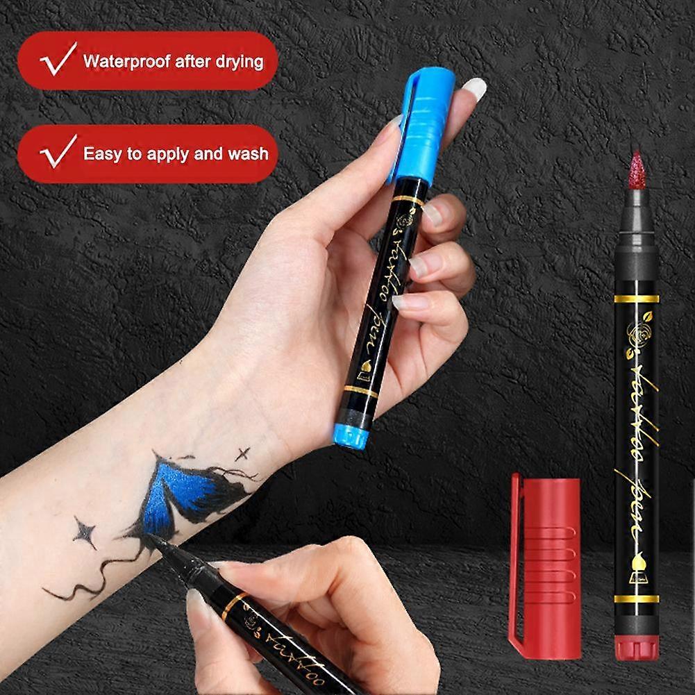 Temporary Tattoo Markers For Skin 10 Body Markers For Kids And Adults ...