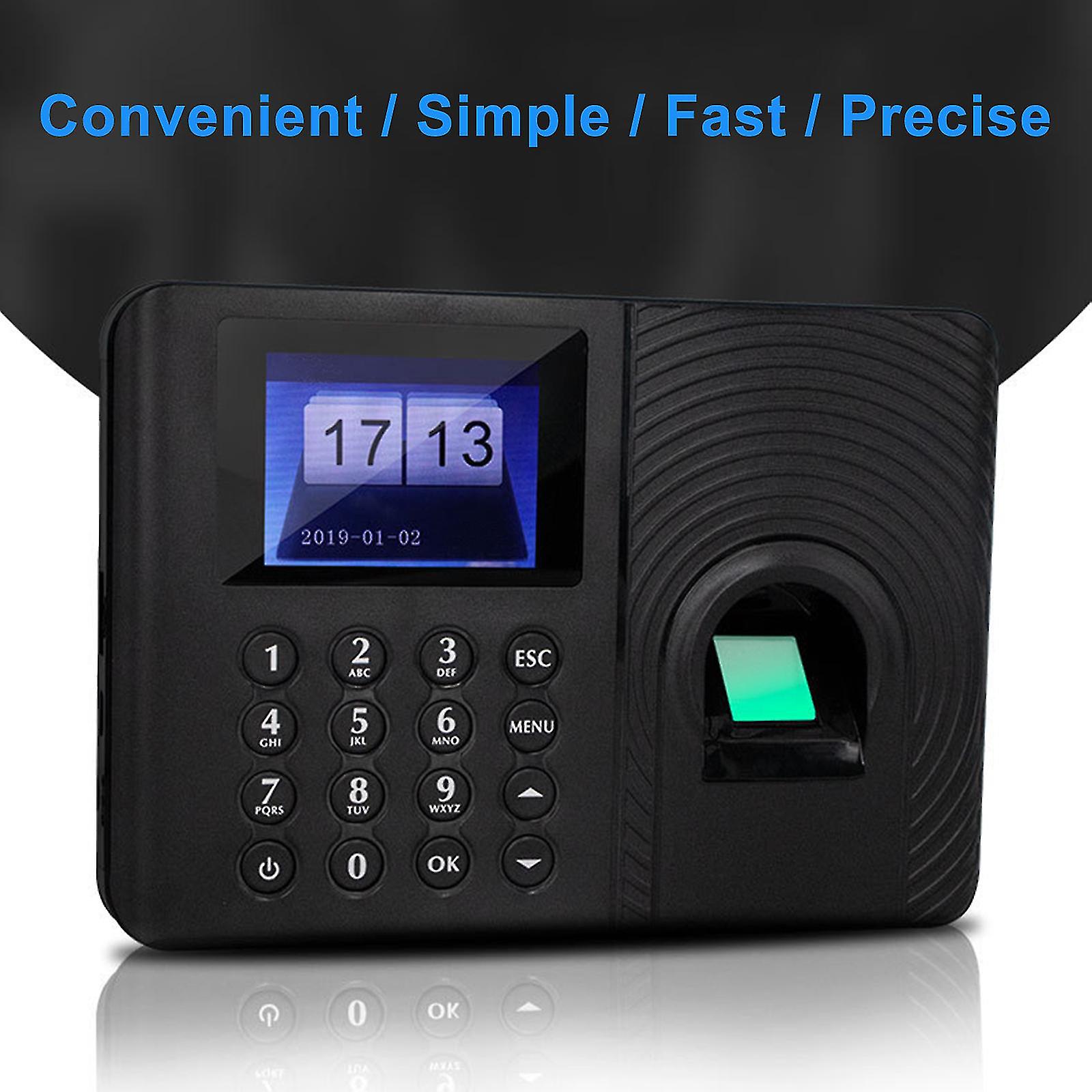 Attendance Machine Biometric Fingerprint Scanner Time Clock Check In ...