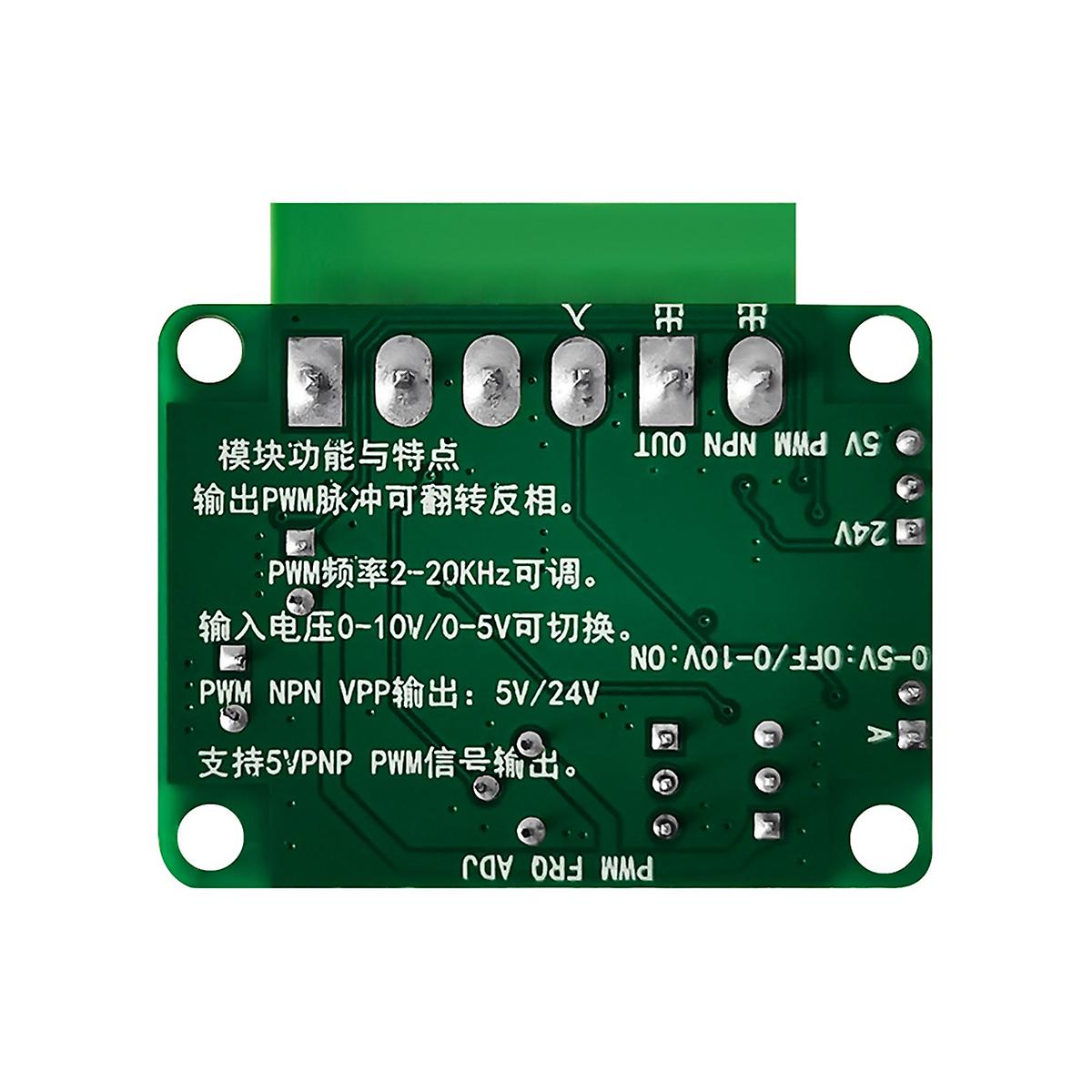 Voltage to PWM Signal Module 0-5V/0-10V to PWM Signal PLC AD Interface ...