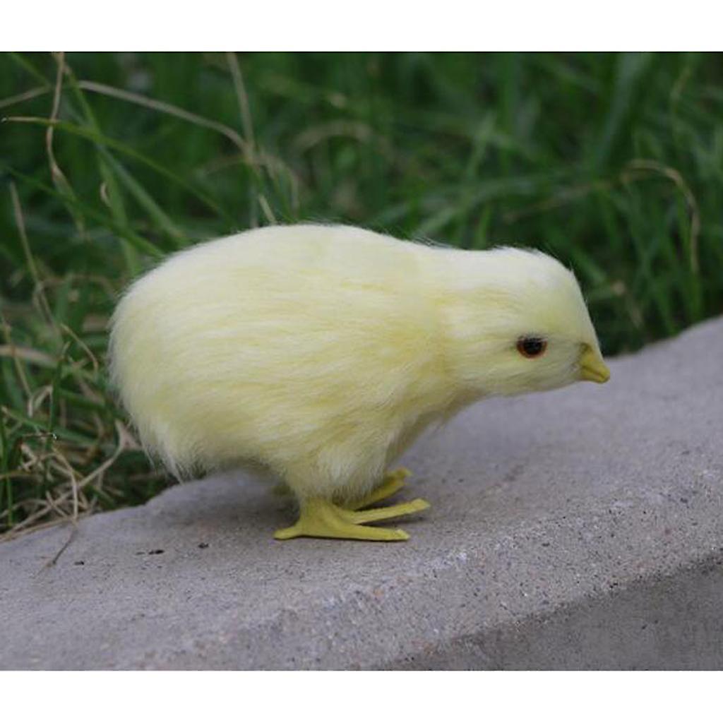 4 Sizes Realistic Chicken Figure Outdoor Garden Home Decor Small Chick ...