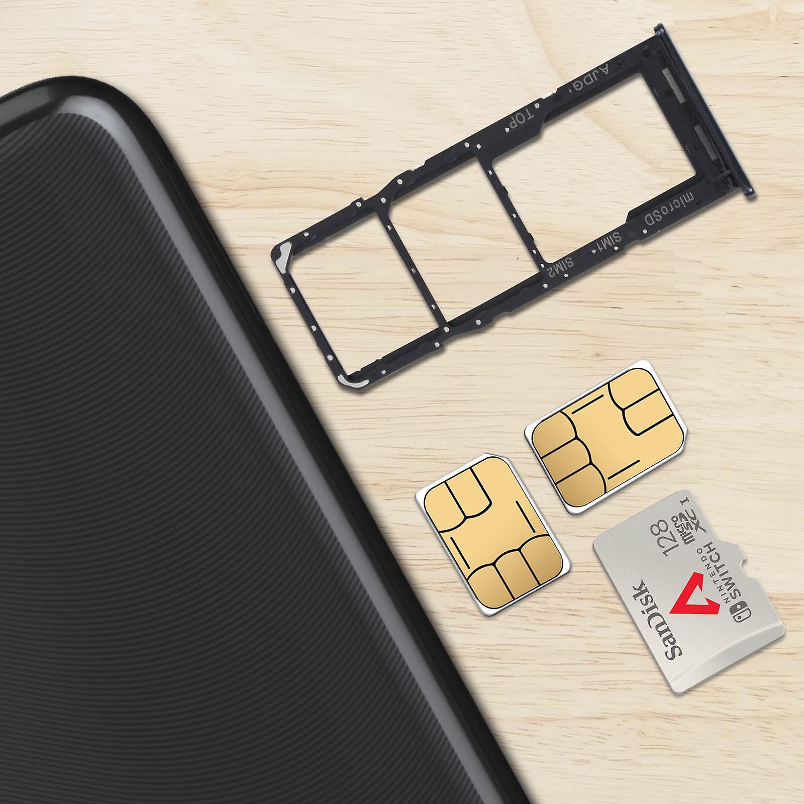 Replacement SIM Card Tray for Galaxy A04s Black | Fruugo UK