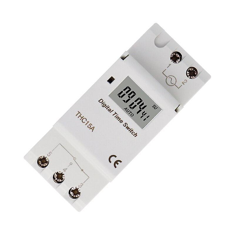 Weekly 7 days programmable digital time switch relay timer control ac ...