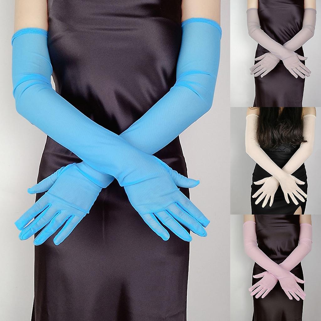 Wedding Party Gloves Opera Performance Women Lace Gloves Carnival Party ...