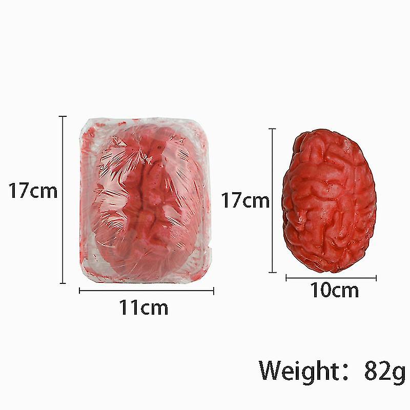 Halloween Decoration Fake Bloody Heart Prop Rubber Organs Squishies ...