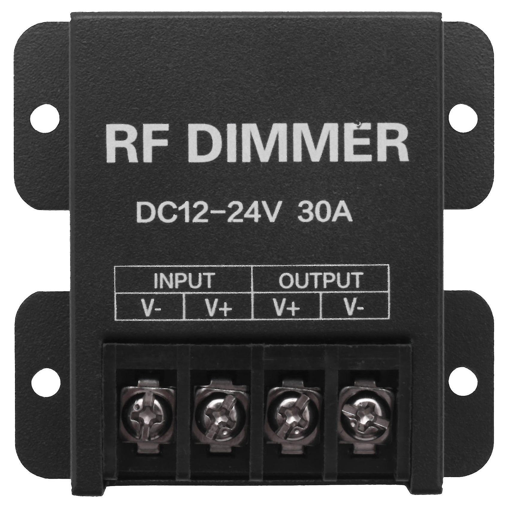 12v Rf Led Dimmer Wireless Brightness 3 Keys Remote Controller Dc 12v ...