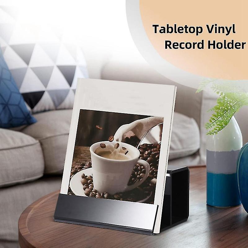 Black Vinyl Record Stand Acrylic Vinyl Record Holder For Albums ...