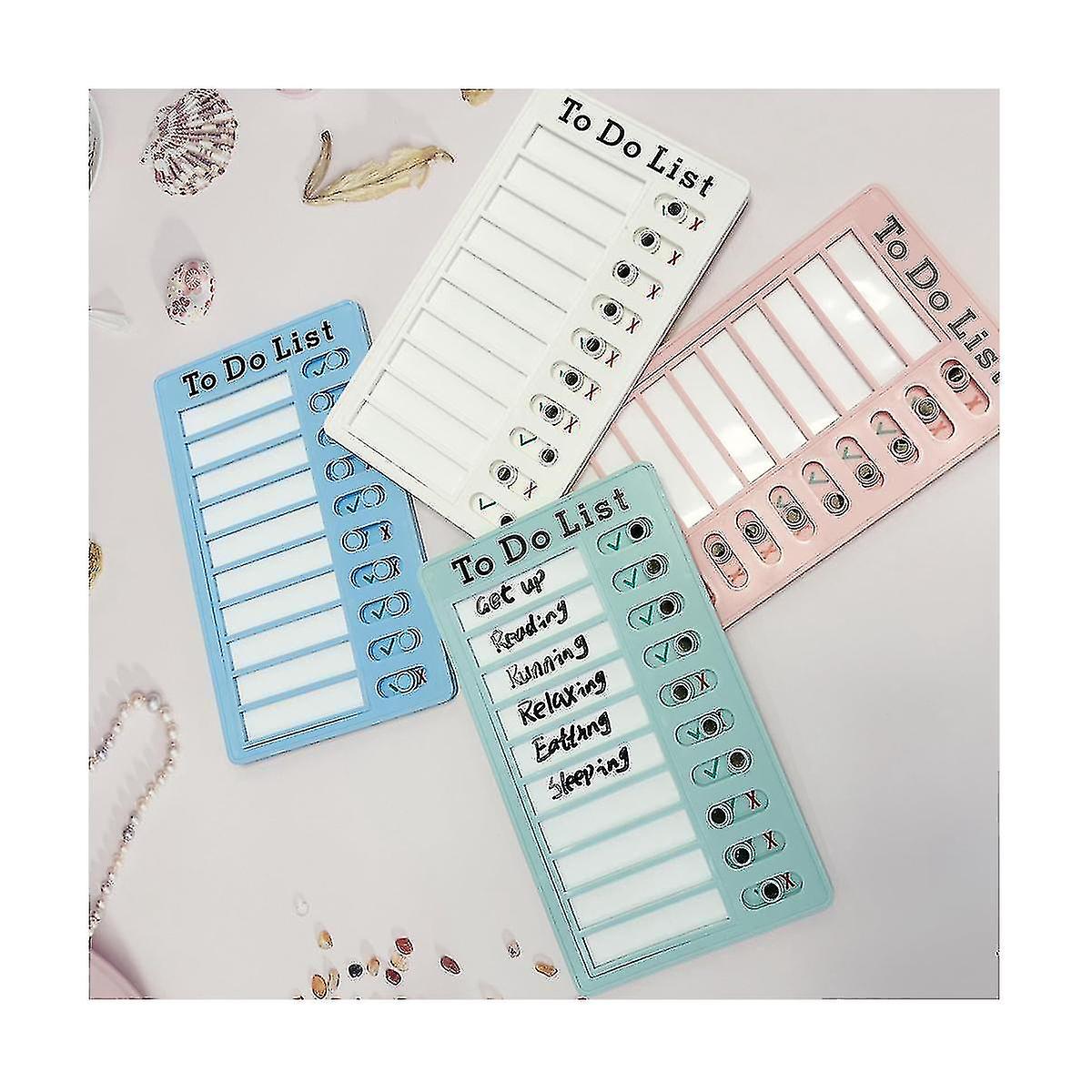 4pcs To Do List Board Dry Erase Memo List Board Chore Chart Rv List ...
