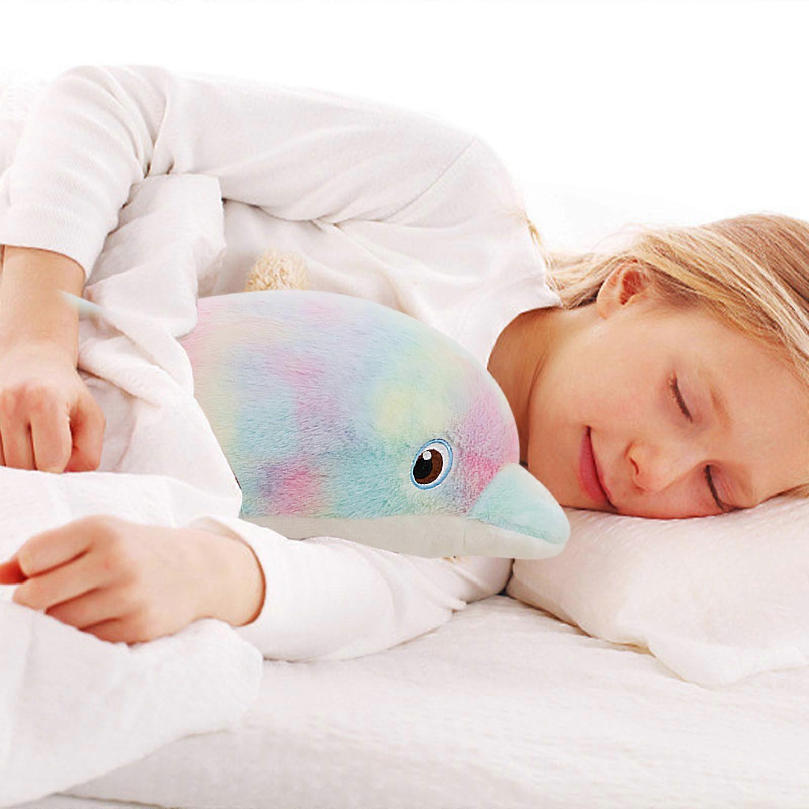 Plush Toy Cute Colorful Dolphin Doll Colorful Dolphin Doll Sleeping ...