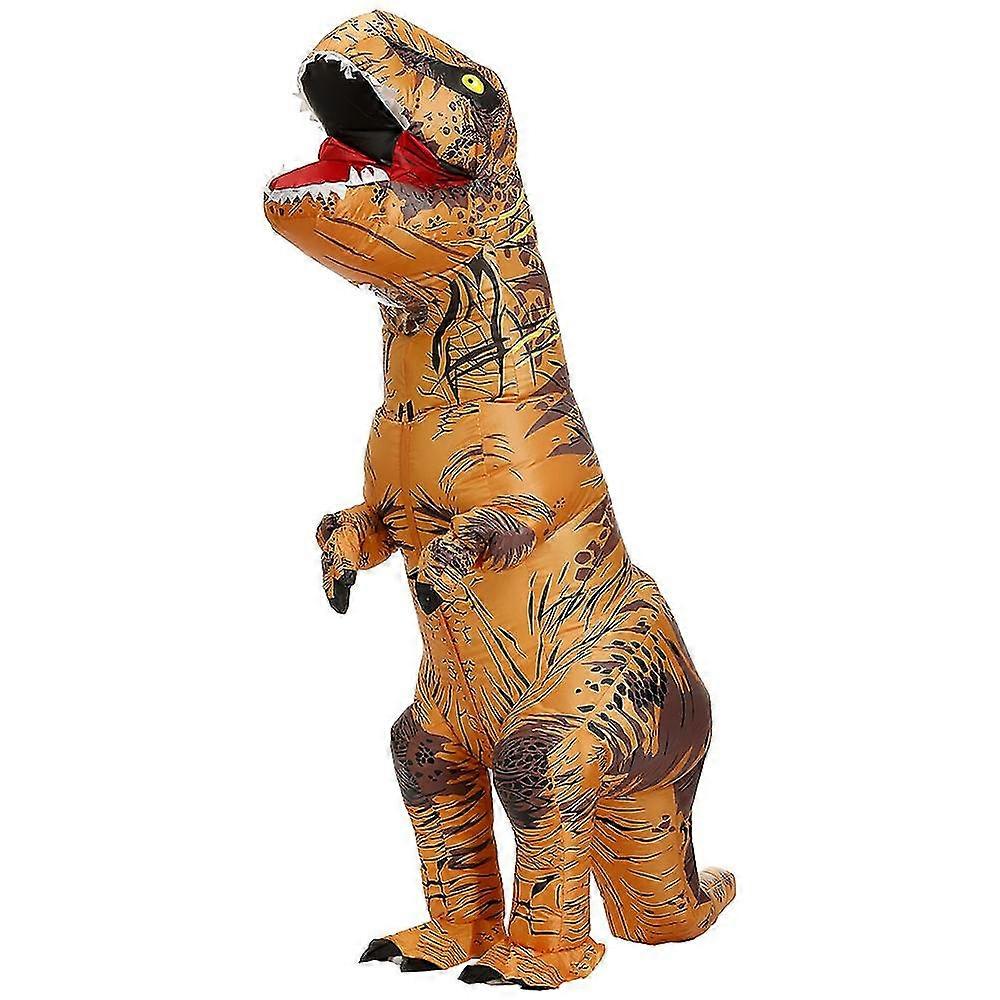 Vuxna barn T-rex Uppblåsbara dinosauriedräkter Kostym Klänning Anime ...