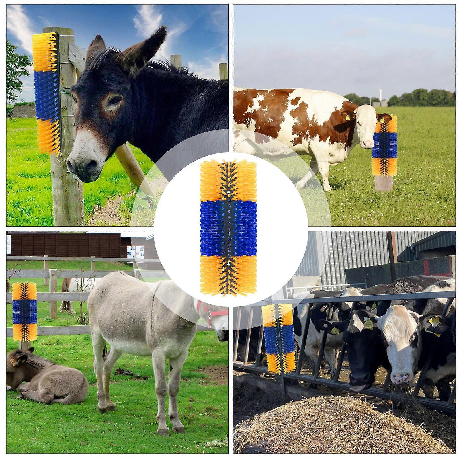 Scratching Brush for Livestock Multifunctional Cow Cleaning Brush for ...