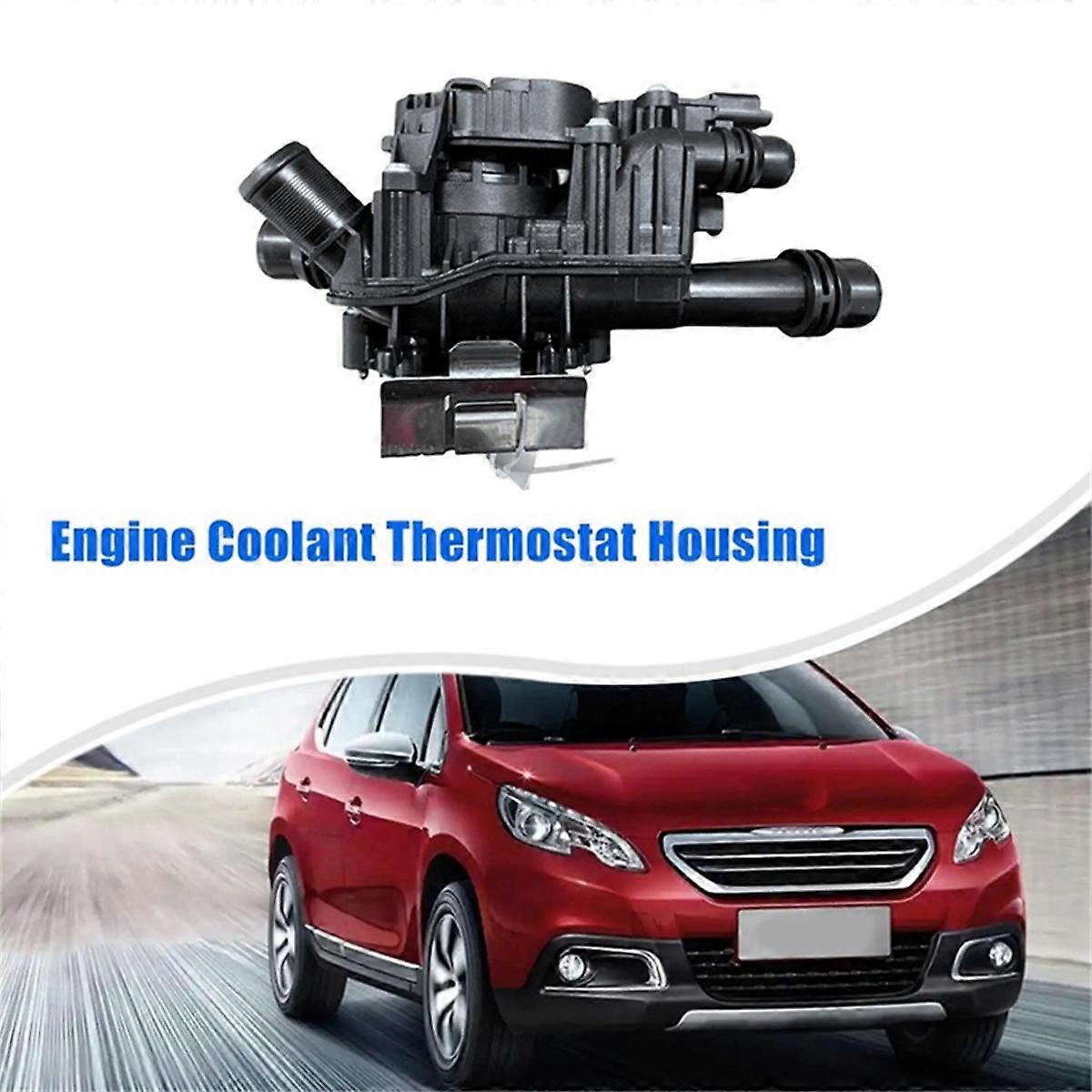 Car Engine Water Chamber Thermostat Housing 9803549480 for Opel 208 ...