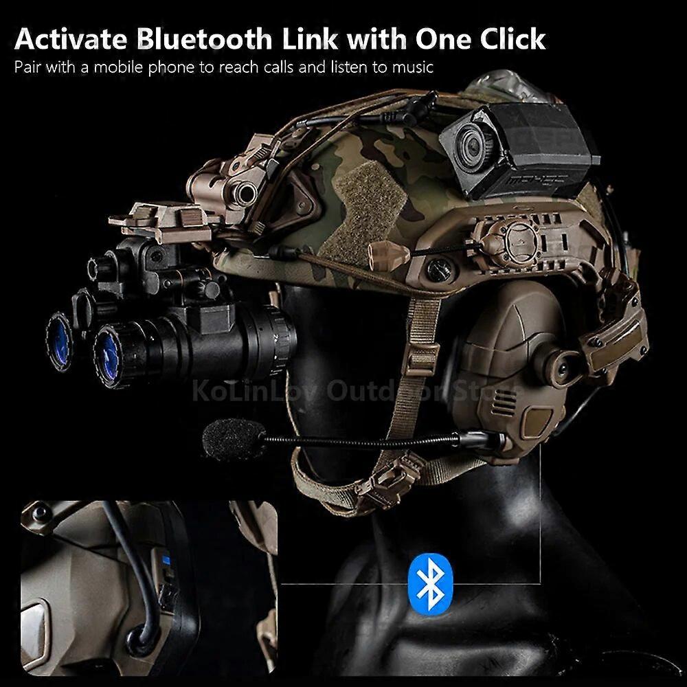 Noise Reduction Tactical Bluetooth Headset for OPS Core ARC and Wendy M ...