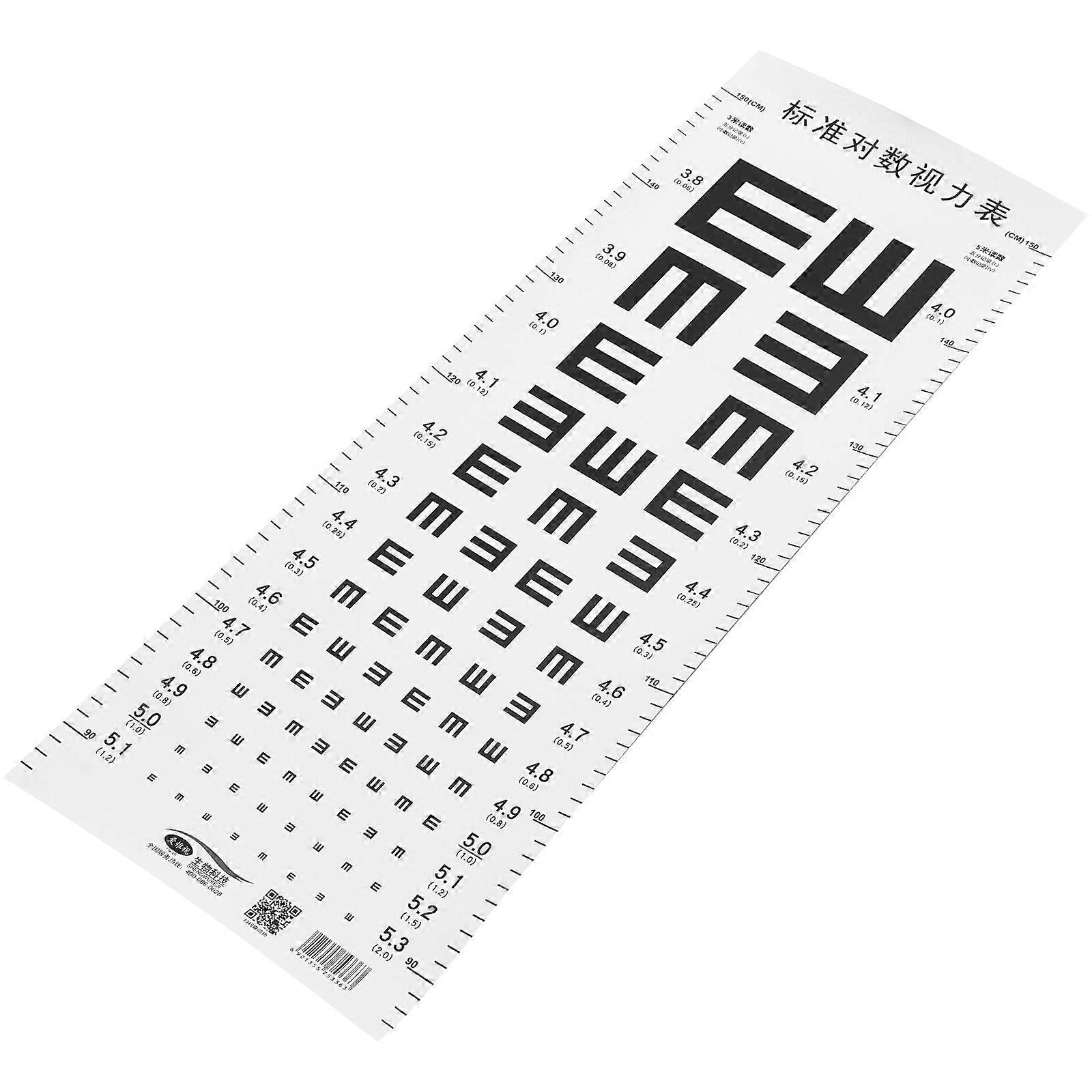 Rosenbaum Pocket Eye Wall Decals Kids Eye Check Chart Instruments Eye ...