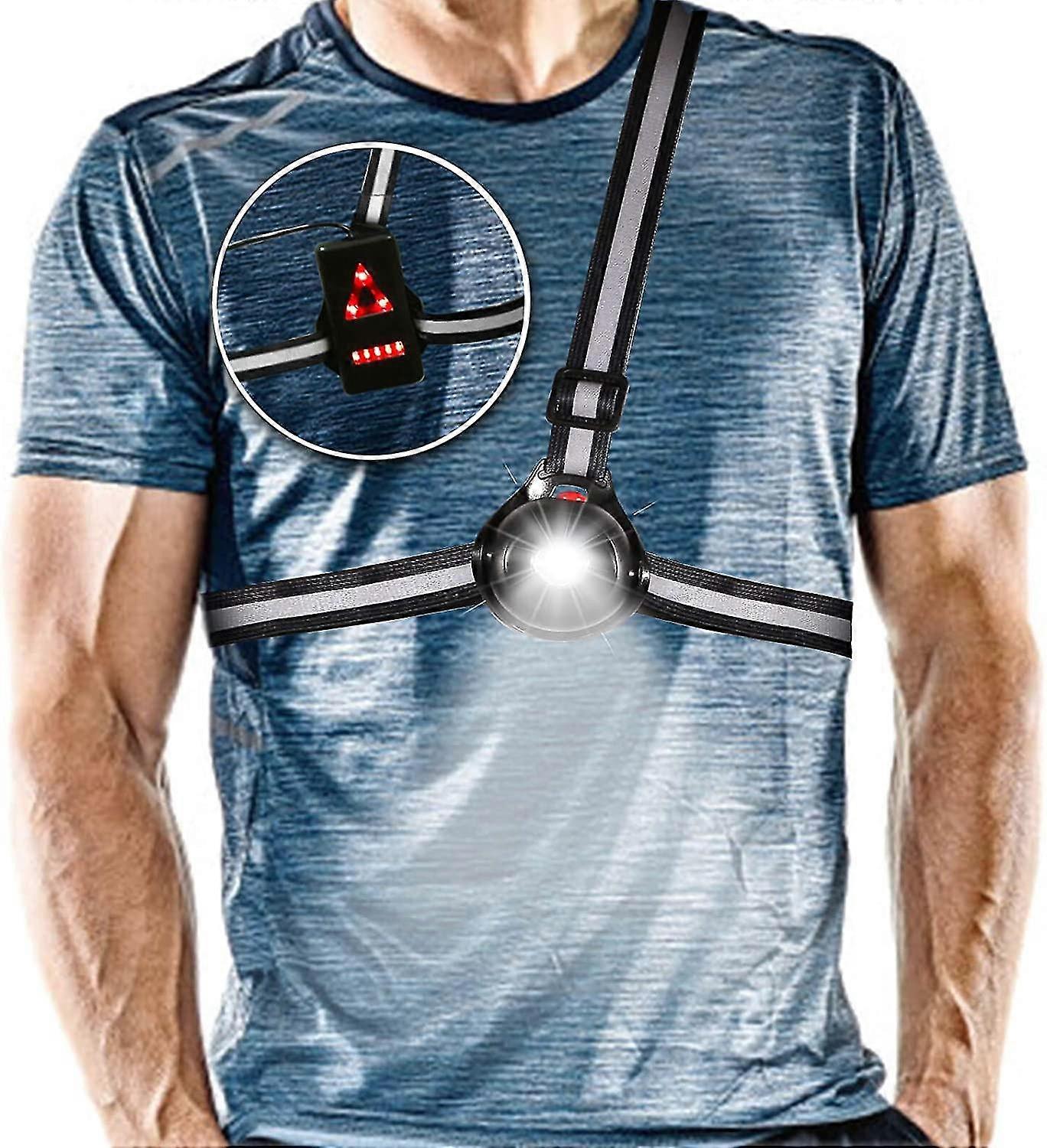 Outdoor Night Running Lights Led Chest Light Back Warning Light For ...