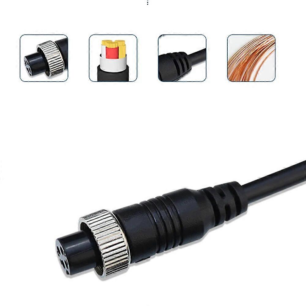 5M/10M/15M/20M 4 pin aviation vehicle cctv camera waterproof extension ...