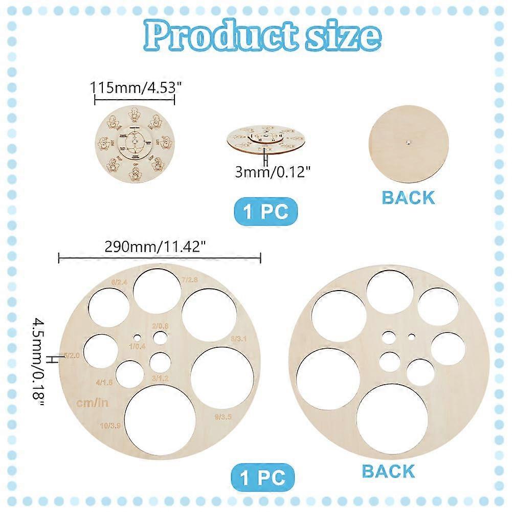 2Pcs Cervical Dilation Board Midwife Fetal Position Tool with Inch ...