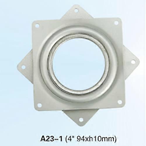 4 Inch Square Lazy Susan Turntable Bearings Galvanized Steel Rotating ...