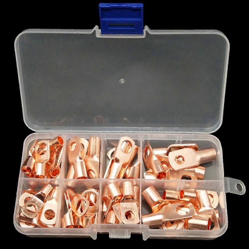 60PCS Car Auto Copper Ring Terminal Wire Crimp Connector Kit - SC6-6 ...