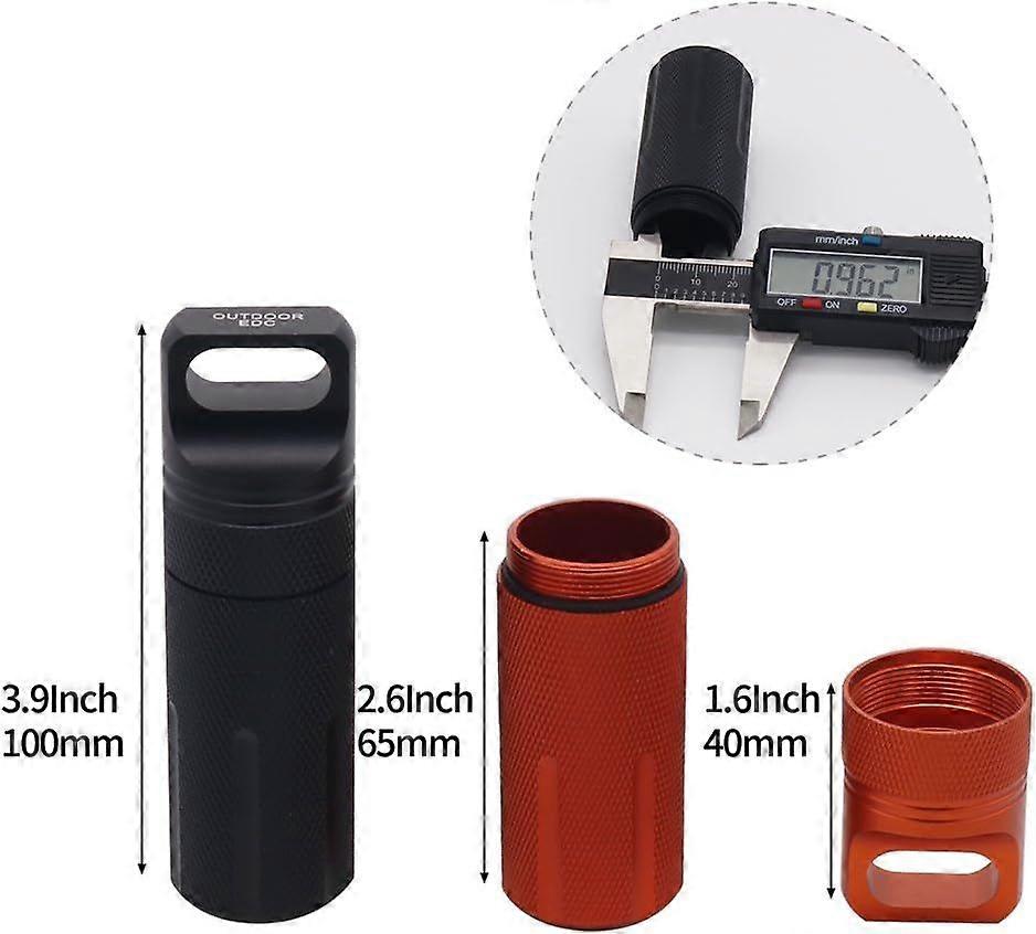 Outdoor Waterproof EDC Survival Container Capsule, Airtight Anum Pill ...