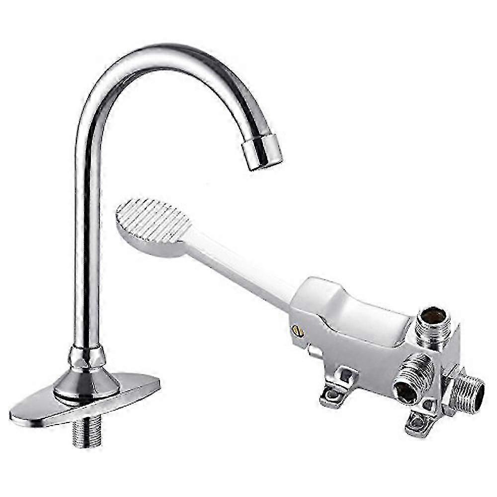 Hospital Hands Free Control Water Tap Brass Taps Pedal Valve Foot ...