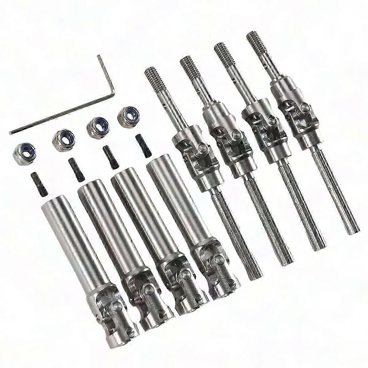 4Pcs Stainless Steel CVD Drive Shafts for 1/10 Traxxas Slash Stampede ...