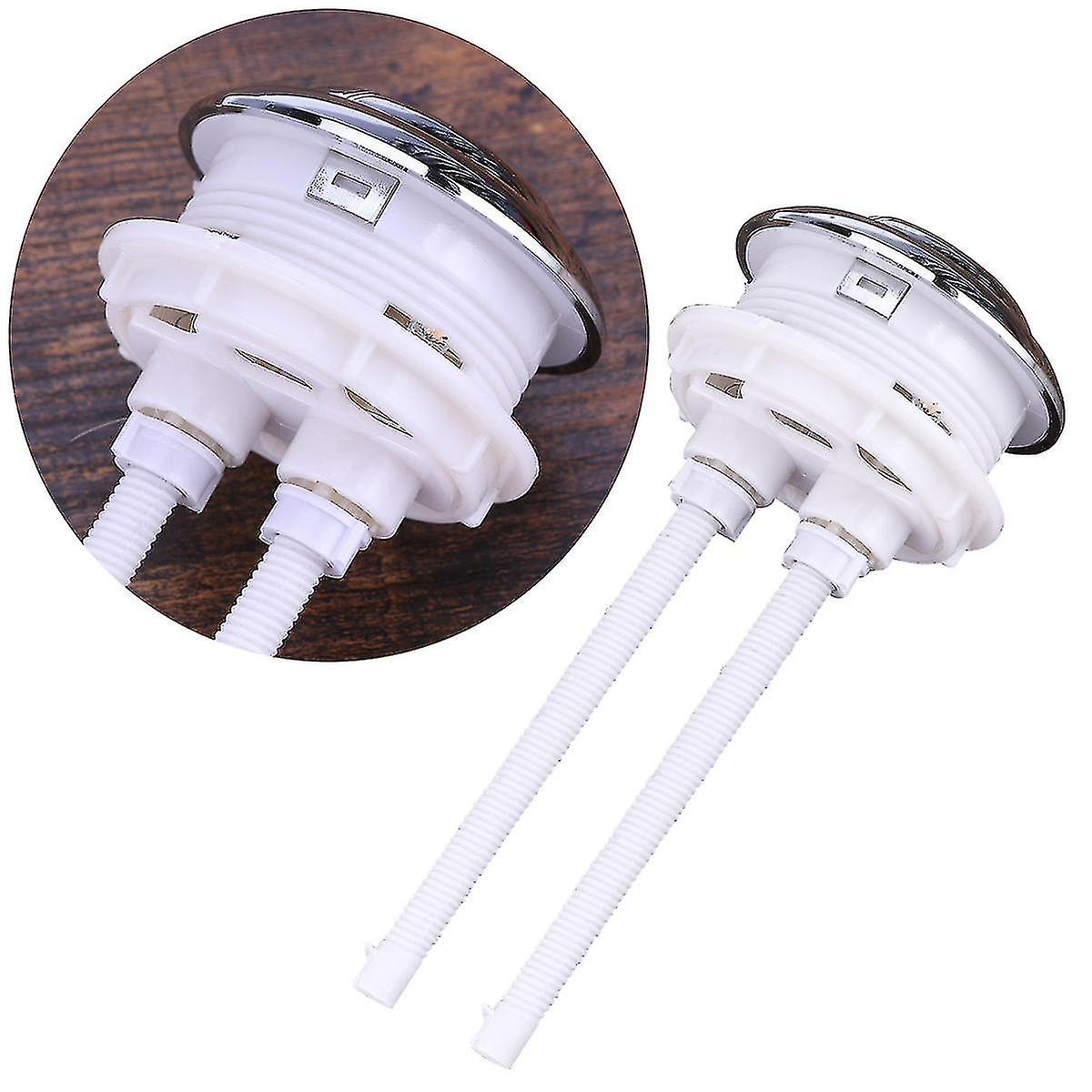 48mm Dual Flush Toilet Water Tank Push Buttons With Rods Toilet ...