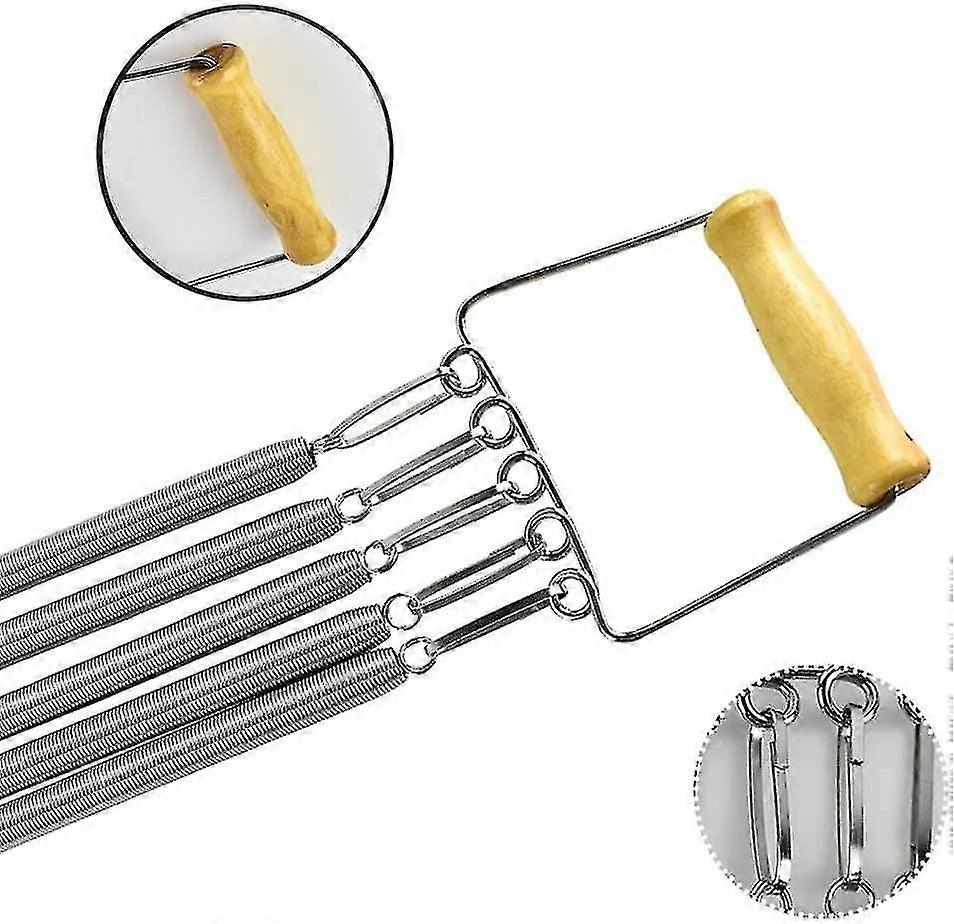 Fjær bryst ekspander, bryst expander|arm trening, bryst expander med 5 ...