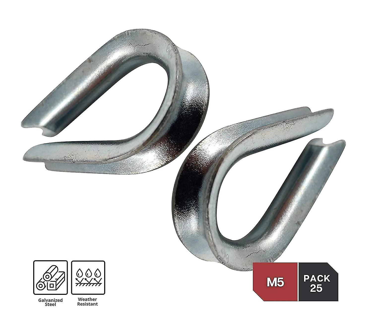 Industrial |heart Lug M6 |galvanized Steel Cable Protector | Diameter ...