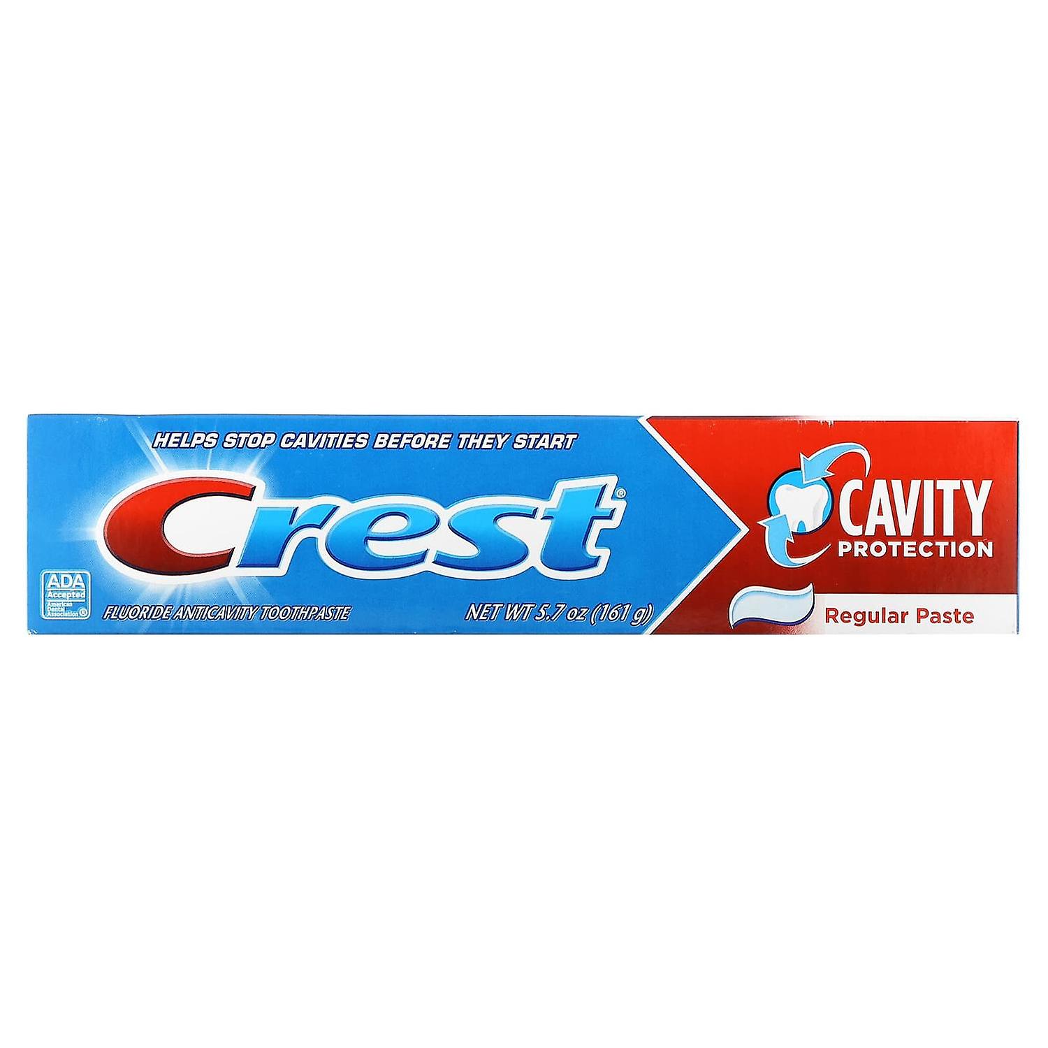 Crest, Cavity Protection, Fluoride Anticavity Toothpaste, Regular, 5.7 ...