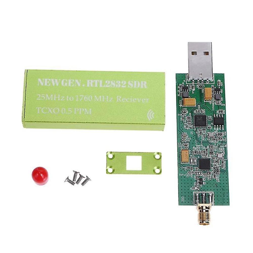 Usb Adapter Rtl-sdr Rtl2832u + R820t2+ 1ppm Tcxo Tv Tuner Stick ...