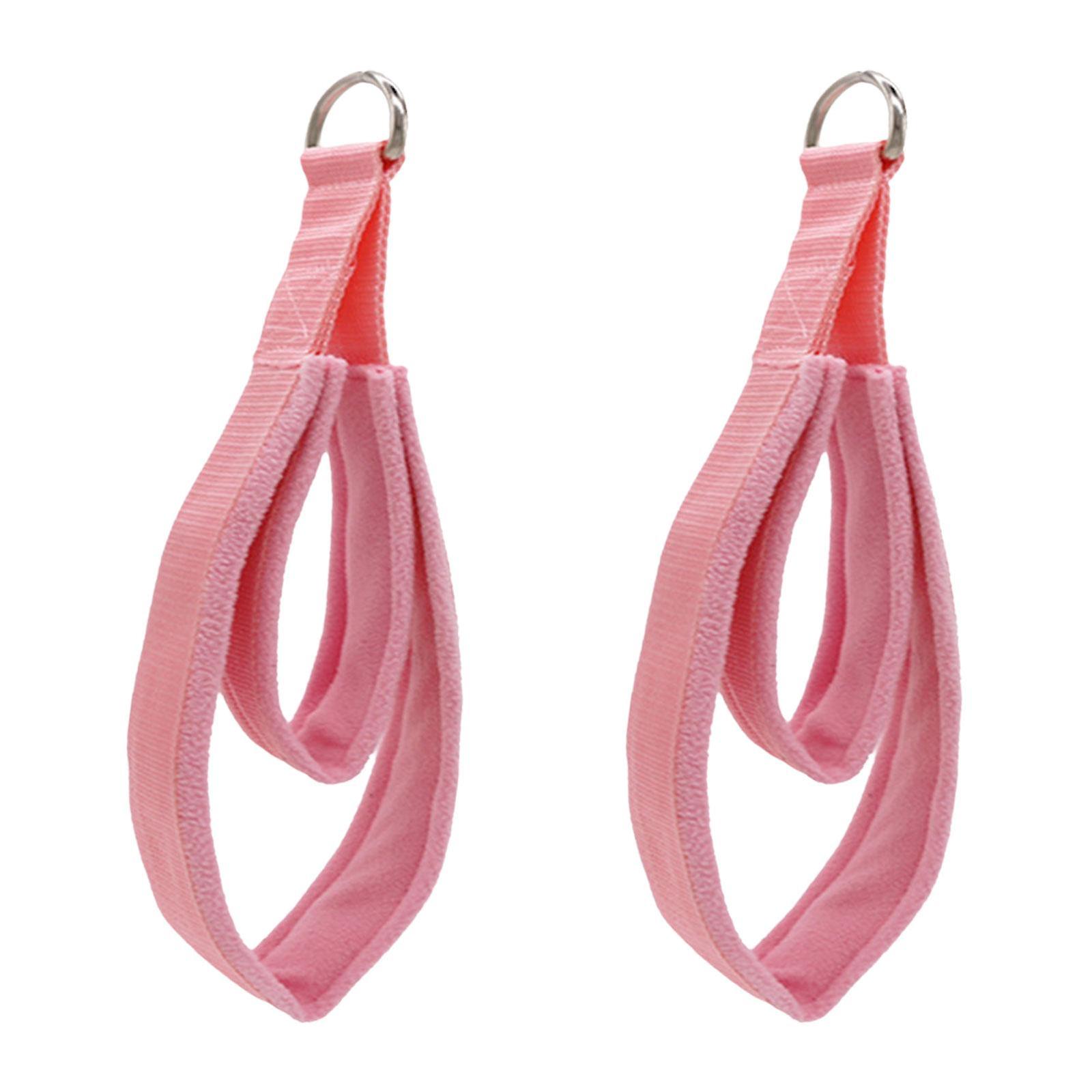 2 Pilates Double Loop Straps for Reformer Improve Flexibility D Rings ...