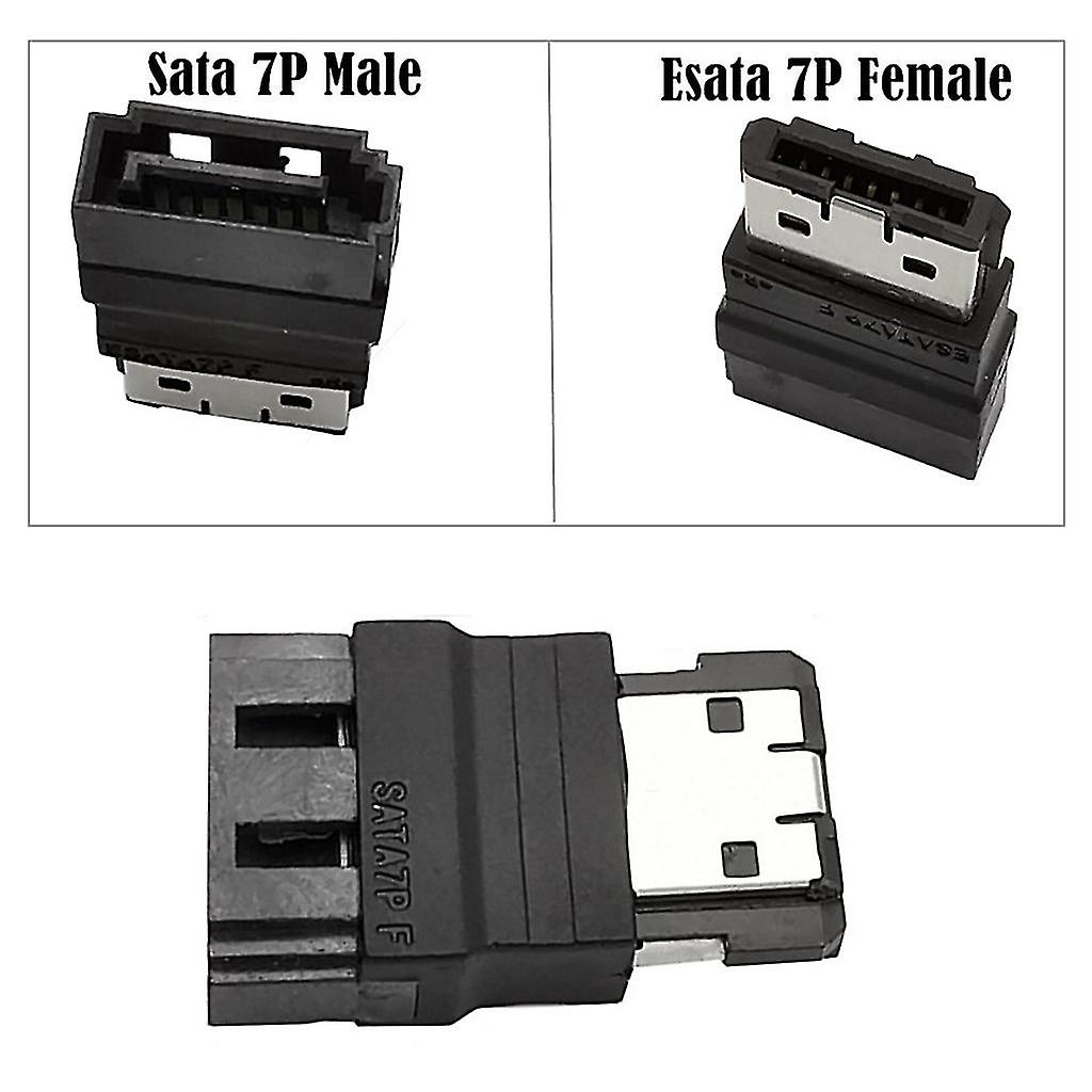 Esata To Sata Adapter 7p Female Esata To Male Sata Connector For Faster ...