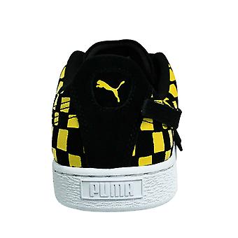 Puma Suede x Chinatown Market Black Yellow Low Lace Up Mens Trainers ...