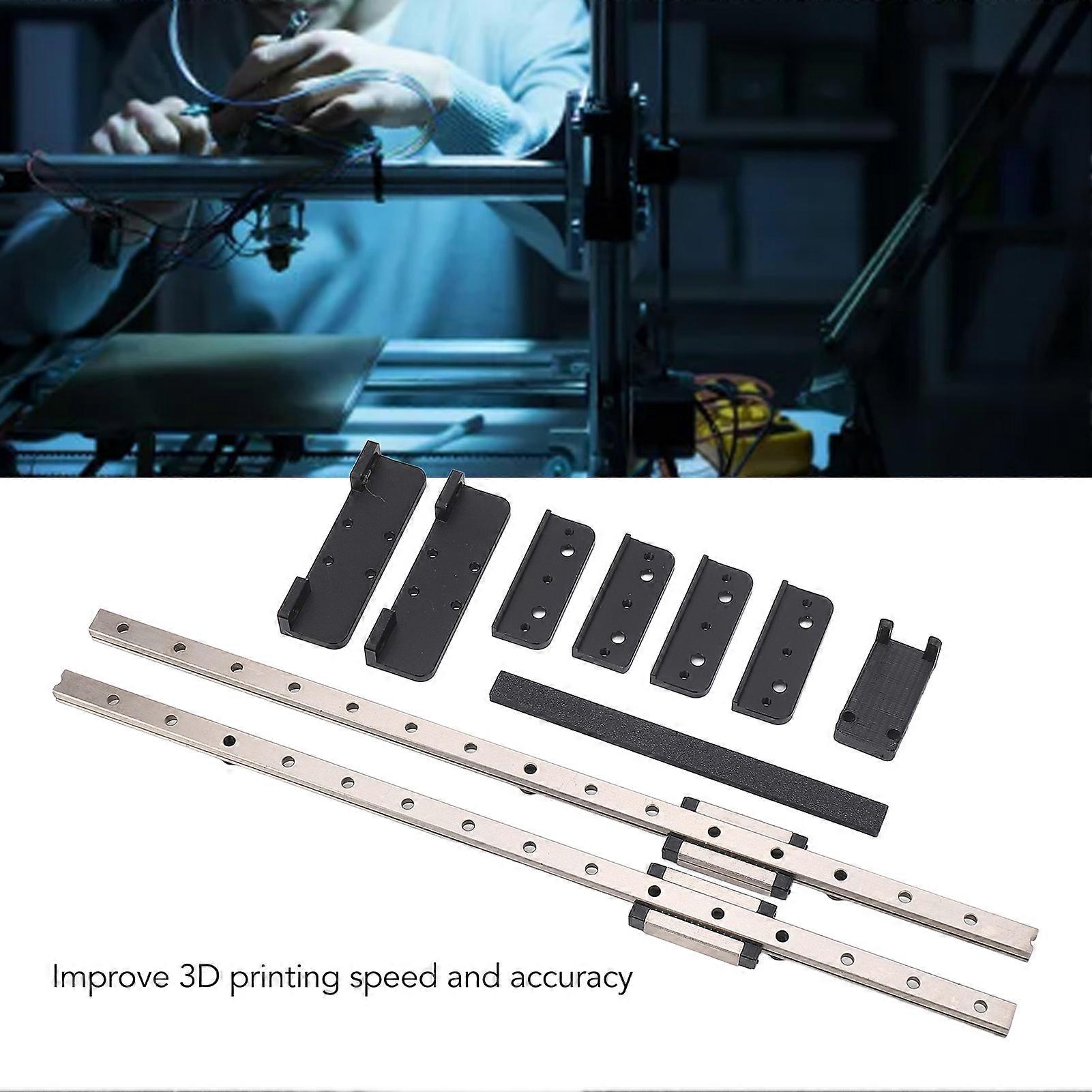 Y Axes Guide Rail with Sliding Block 3D Printer Linear Motion Rail for ...