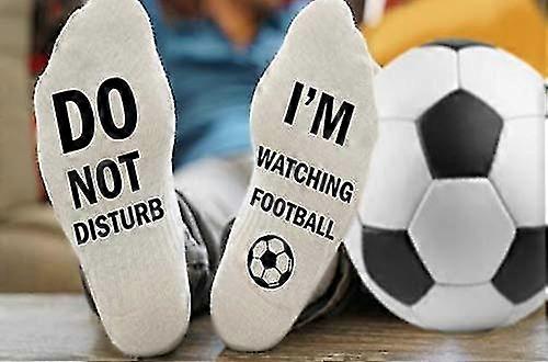 Do Not Disturb I'm Watching Football ' Socks Novelty Funny Socks For ...