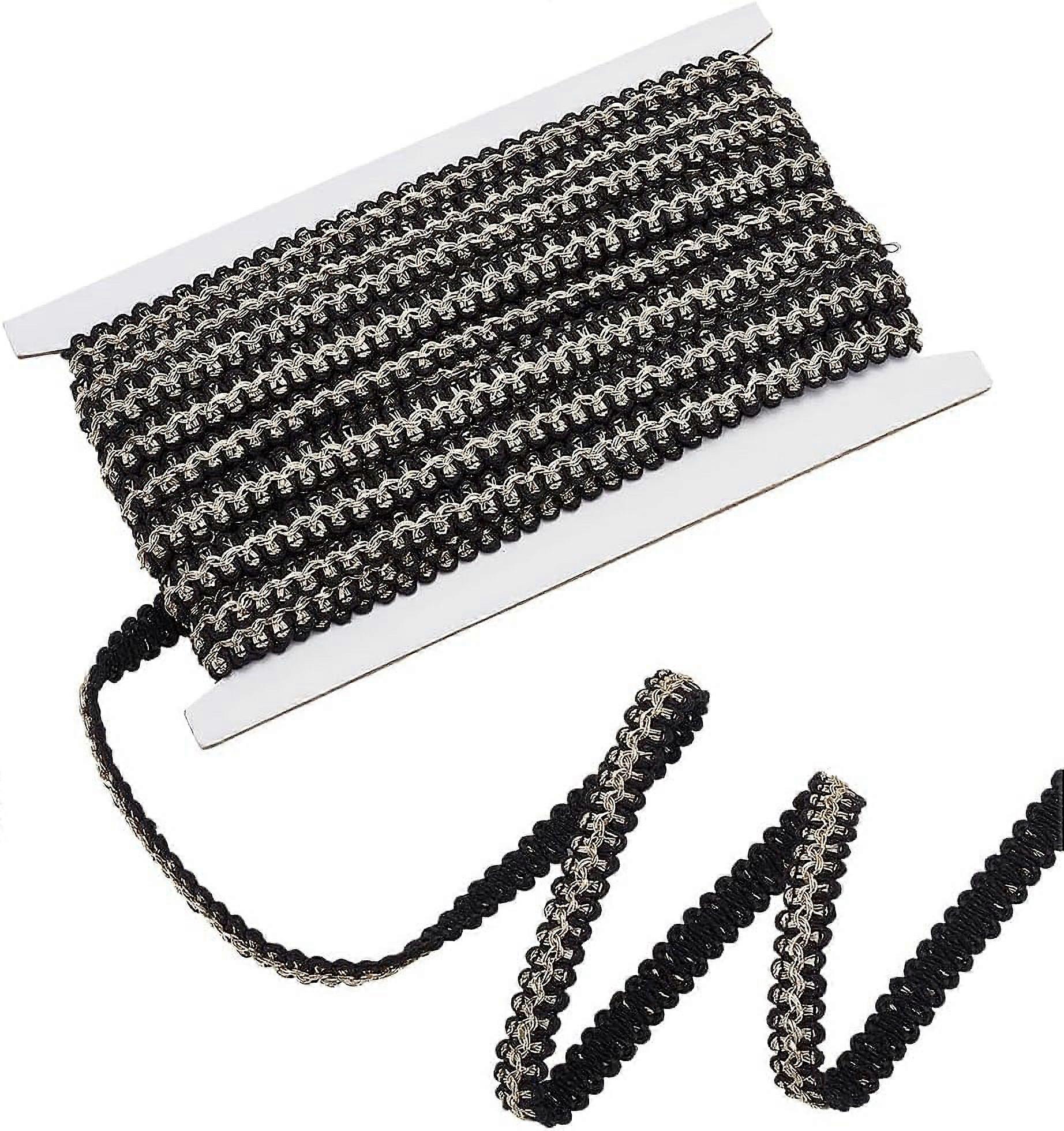 10 Yards Polyester Woven Braid Trim 13mm Wide Braided Lace Ribbon Wave ...